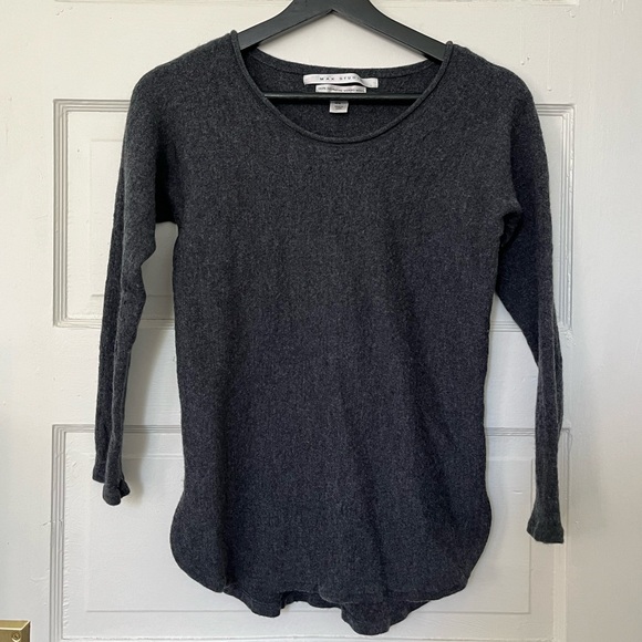 Max Studio | Sweaters | Max Studio Grey Merino Wool Sweater | Poshmark